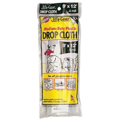 9X12' 4MIL PLASTIC DROP CLOTH