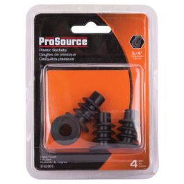 3/4" 4PC PLASTIC SOCKET BLK