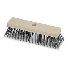 STEEL BRISTLE BRUSH (STEEL BROOM) 12 INCH 24.41